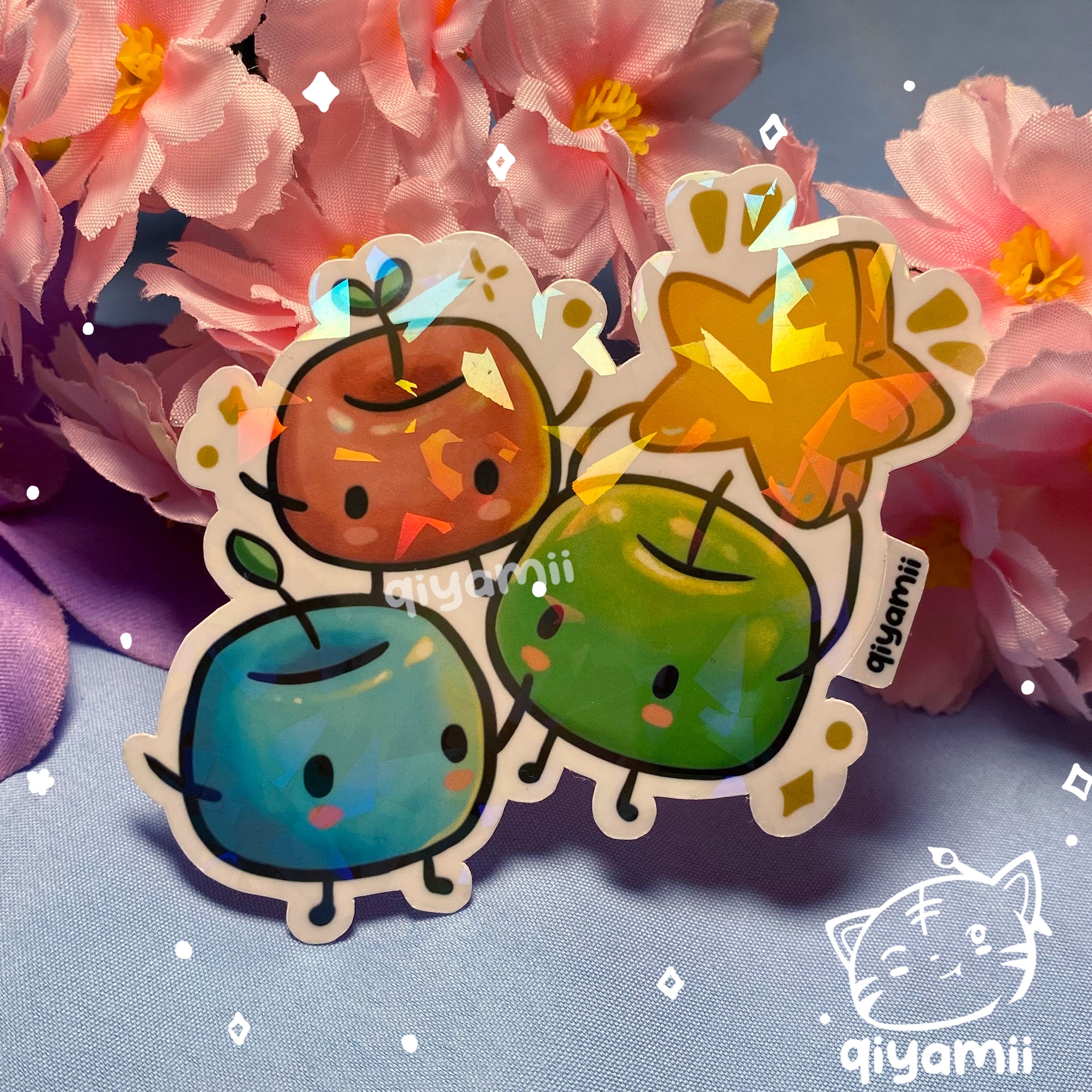 Holographic Junimo Sticker – qiyamii